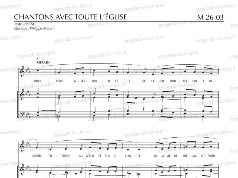 Chantons en Eglise - Chantons avec toute l'Église