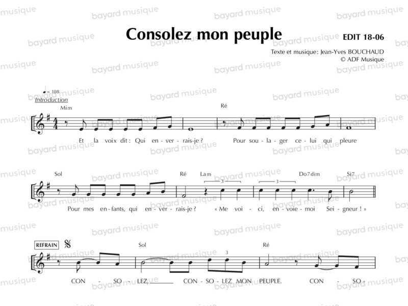 Chantons en Eglise - Consolez mon peuple