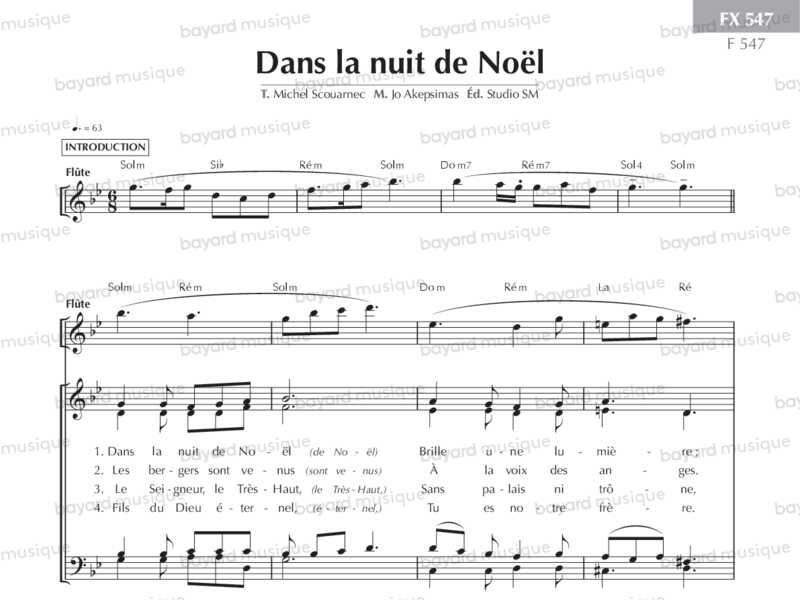 Chantons en Eglise - Nuit de Noël - Des chants pour célébrer
