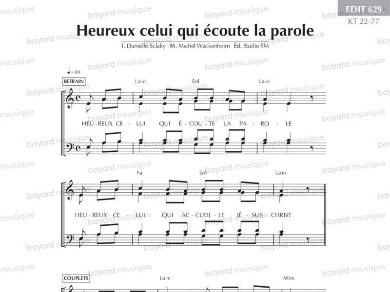 Chantons en Eglise - Chantons en Église - Chants pour célébrer la Parole de Dieu