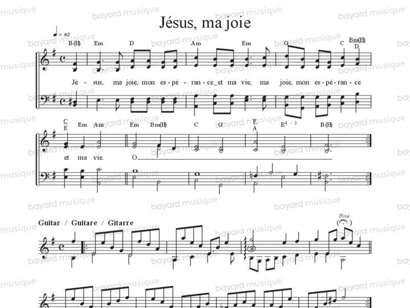 Chantons en Eglise - Jésus, ma joie
