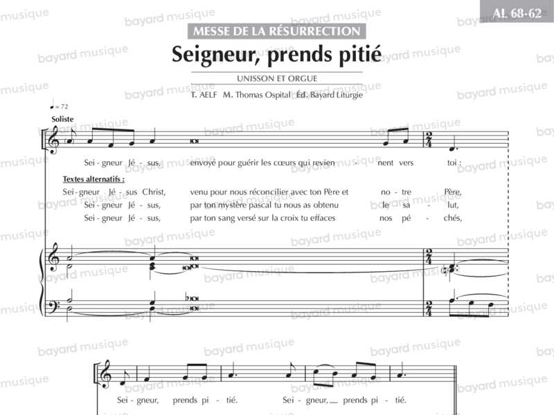Chantons en Eglise - Messe de la Résurrection - Seigneur, prends pitié