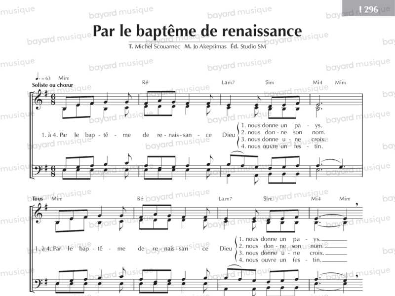 Chantons en Eglise - Veillée Pascale - Des chants pour celebrer