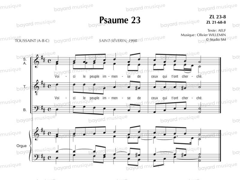 Chantons en Eglise - Psaume 23 - Voici le peuple immense de ceux qui t'ont cherché