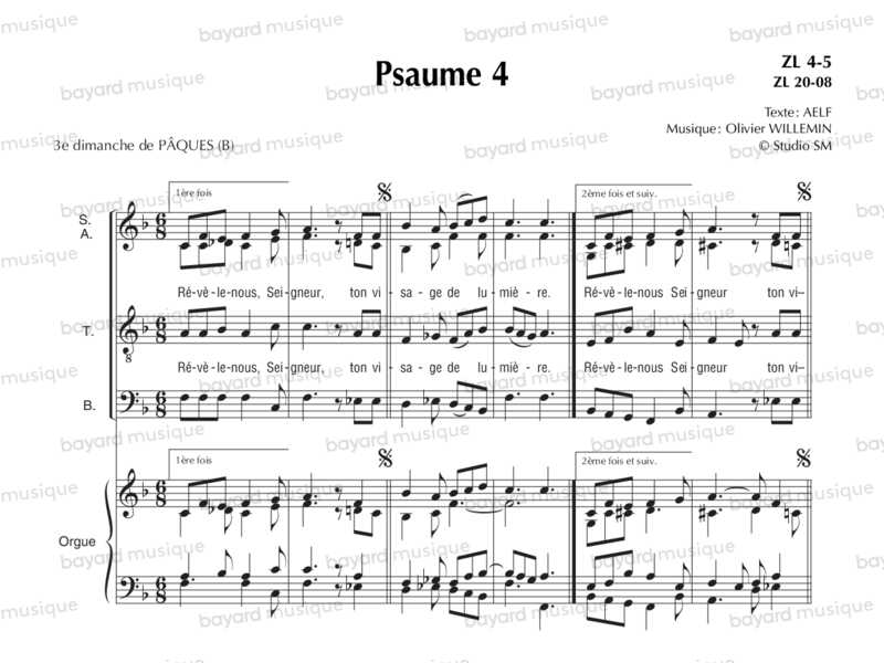 Chantons en Eglise - Psaume 4 - Révèle-nous, Seigneur
