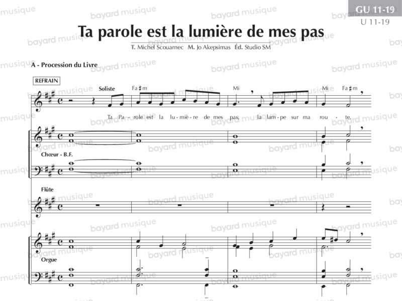 Chantons en Eglise - Chantons en Église - Chants pour célébrer la Parole de Dieu